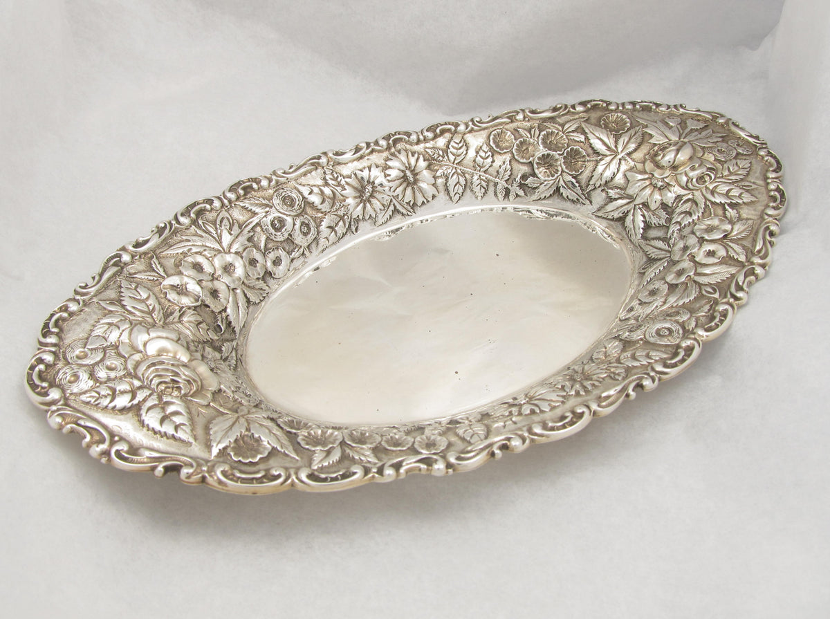 Oval Repoussé Bowl by Jacobi & Jenkins – Silversmithshop.com