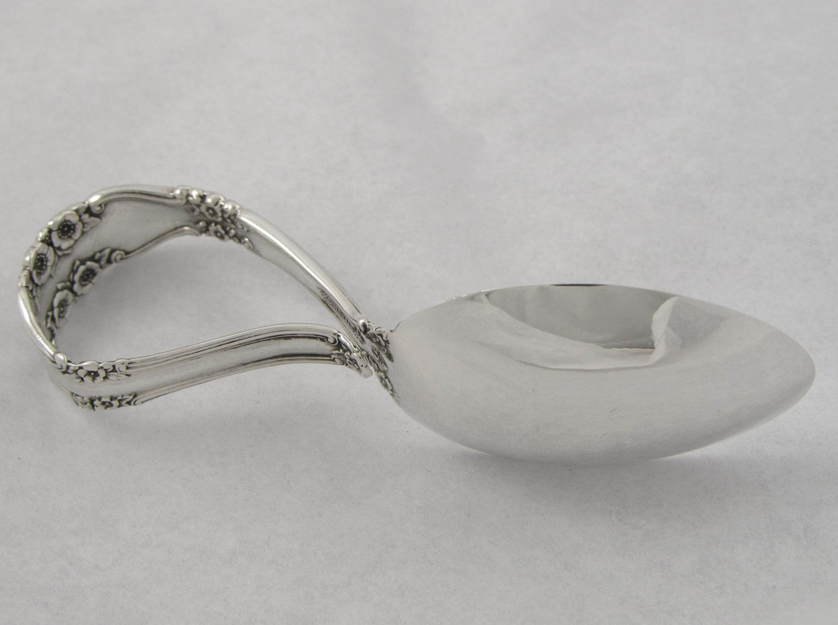 "Rosalind" Sterling Silver Loop Handle Spoon by International – Silversmithshop.com