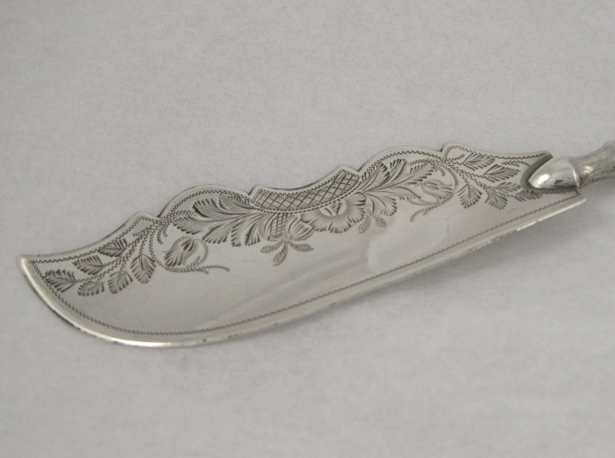 Coin Silver and Mother of Pearl Cheese Knife – Silversmithshop.com